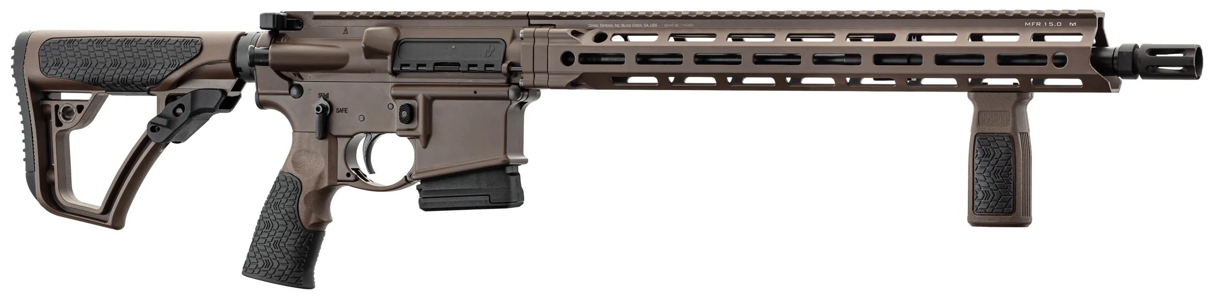 DDM4 V7 canon 16'' Cal. 5.56 marron